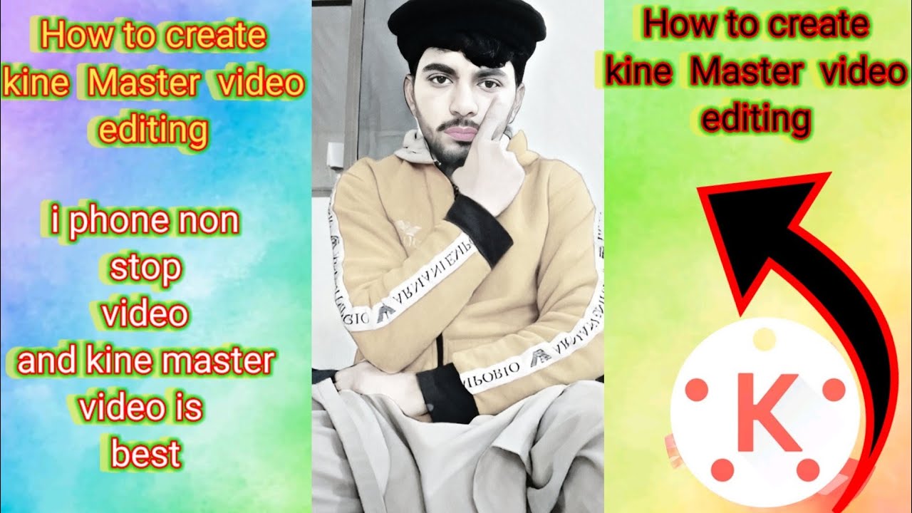 How to create Kine Master video editing. but i phone non stop video ...