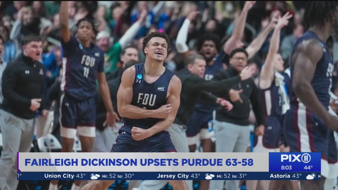 Fairleigh Dickinson stuns No. 1 seed Purdue in men’s NCAA Tournament ...