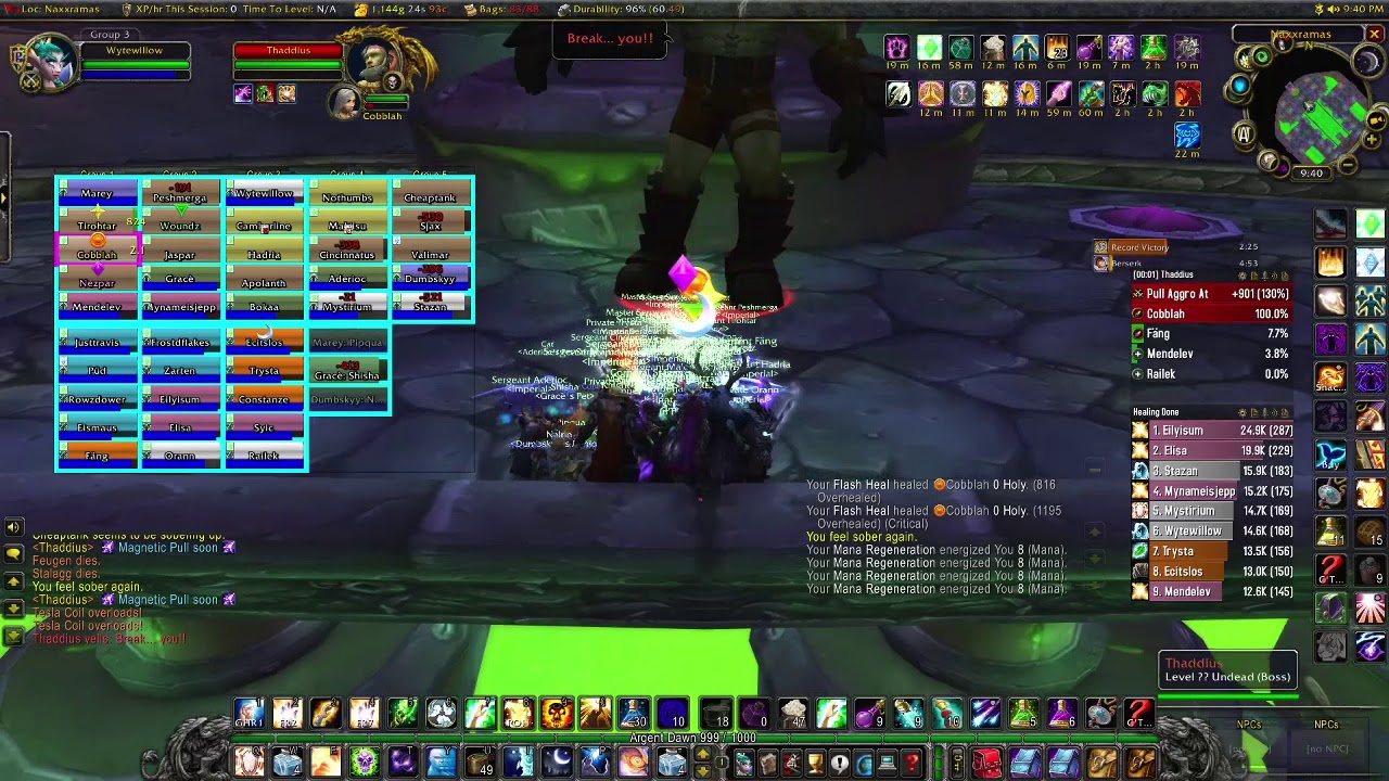 Thaddius - Naxx - Wow Classic - YouTube