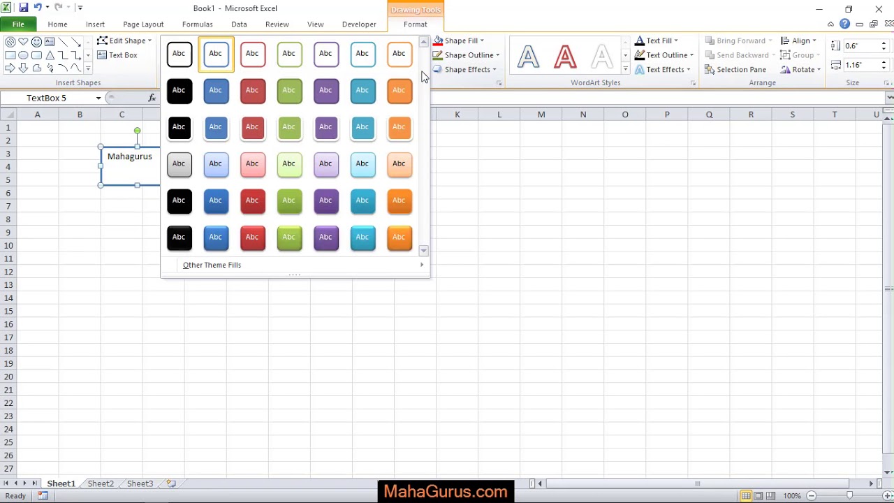 How to Insert Basic Shapes in Excel- Basic Shapes in Excel Tutorial in ...
