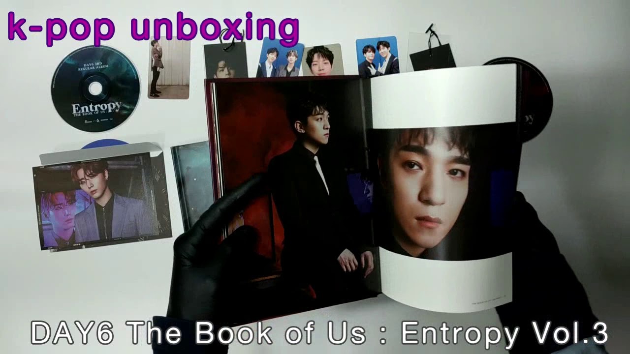 Unboxing 데이식스 DAY6 The Book of Us Entropy 3th album K-pop Unboxing 언박싱 ...