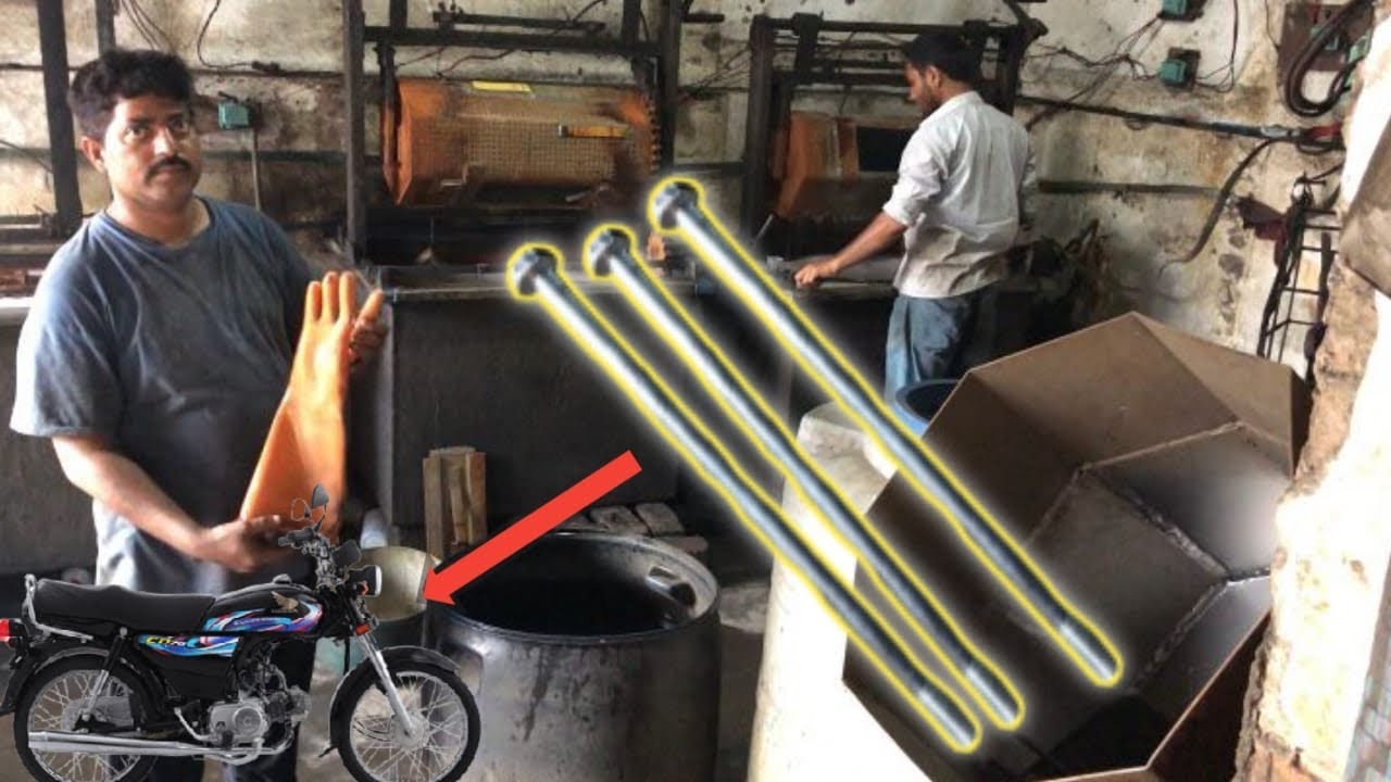 How to Manufacture Motorcycle Body Axcle are Made in factory || Bike ...