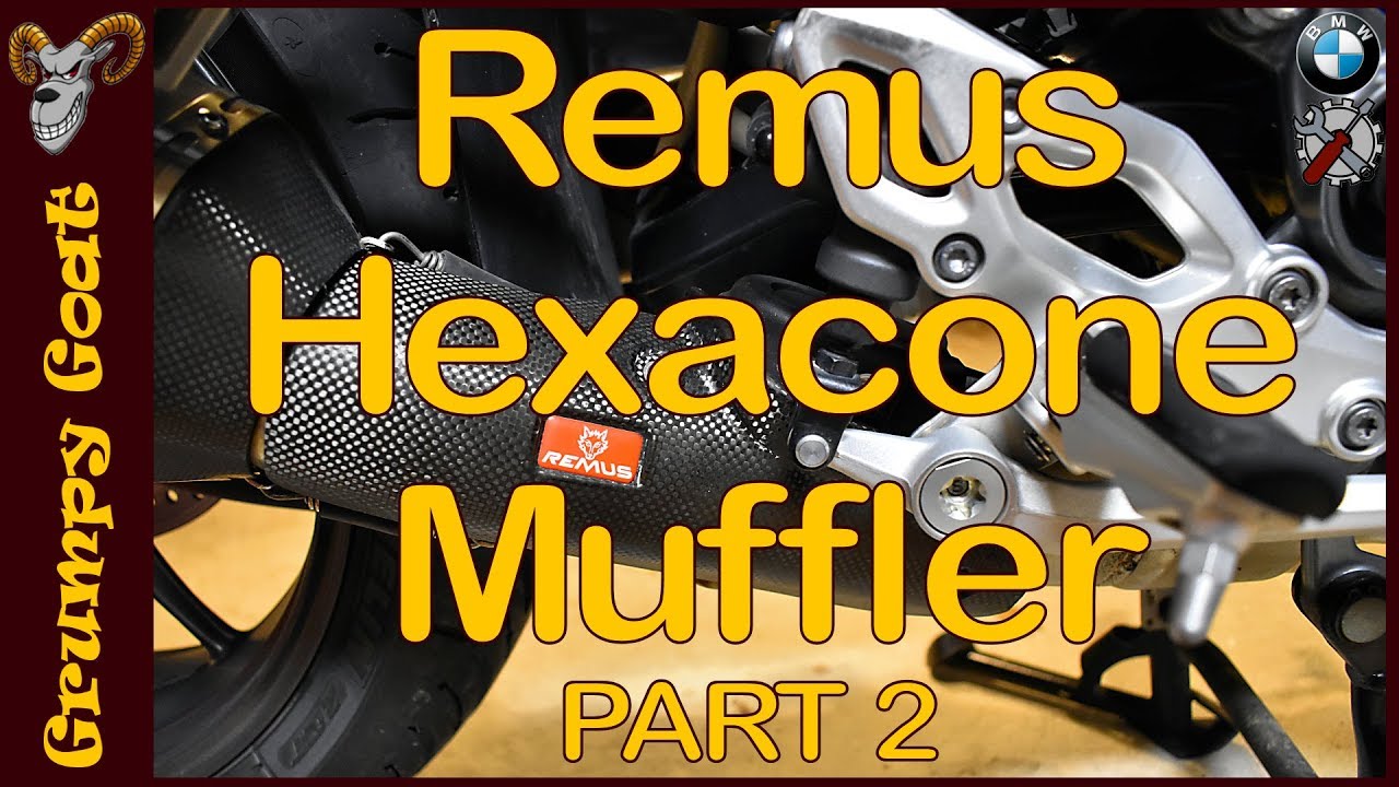 Installation of a Remus Hexacone Slip-on Heat Shield - Part 2 - YouTube