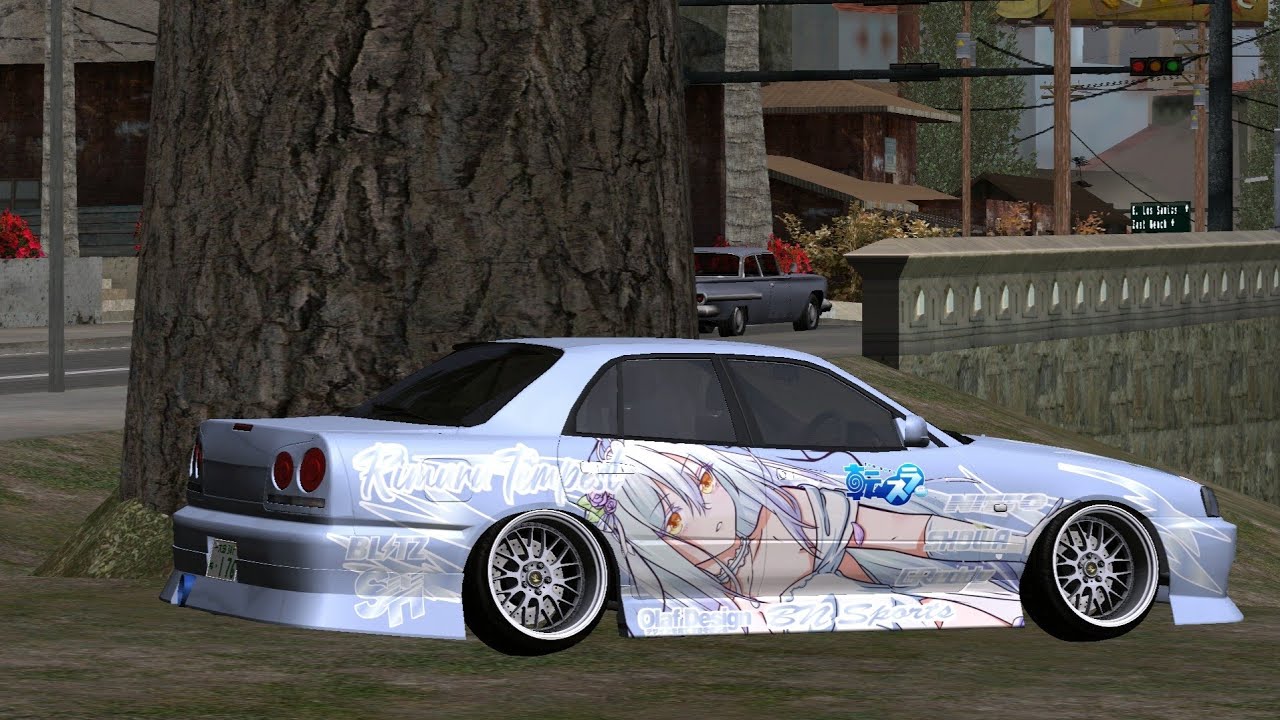 SHARE NISSAN SKYLINE ER34 BN SPORTS ITASHA | GTA SA Android - YouTube