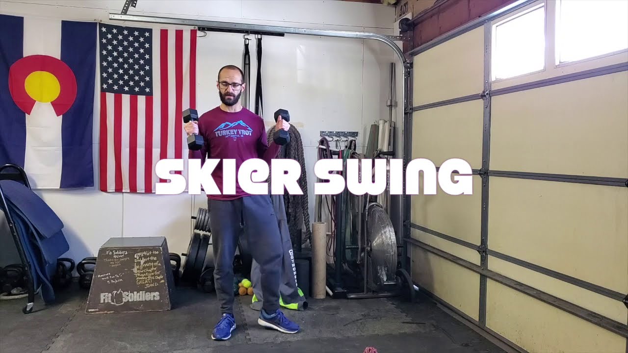 How To - Skier Swing - Exercise Tutorials - YouTube