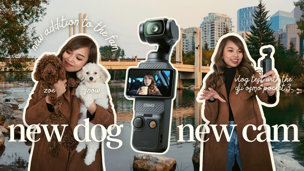 dji osmo pocket 3 vlog test: new dog edition! - YouTube