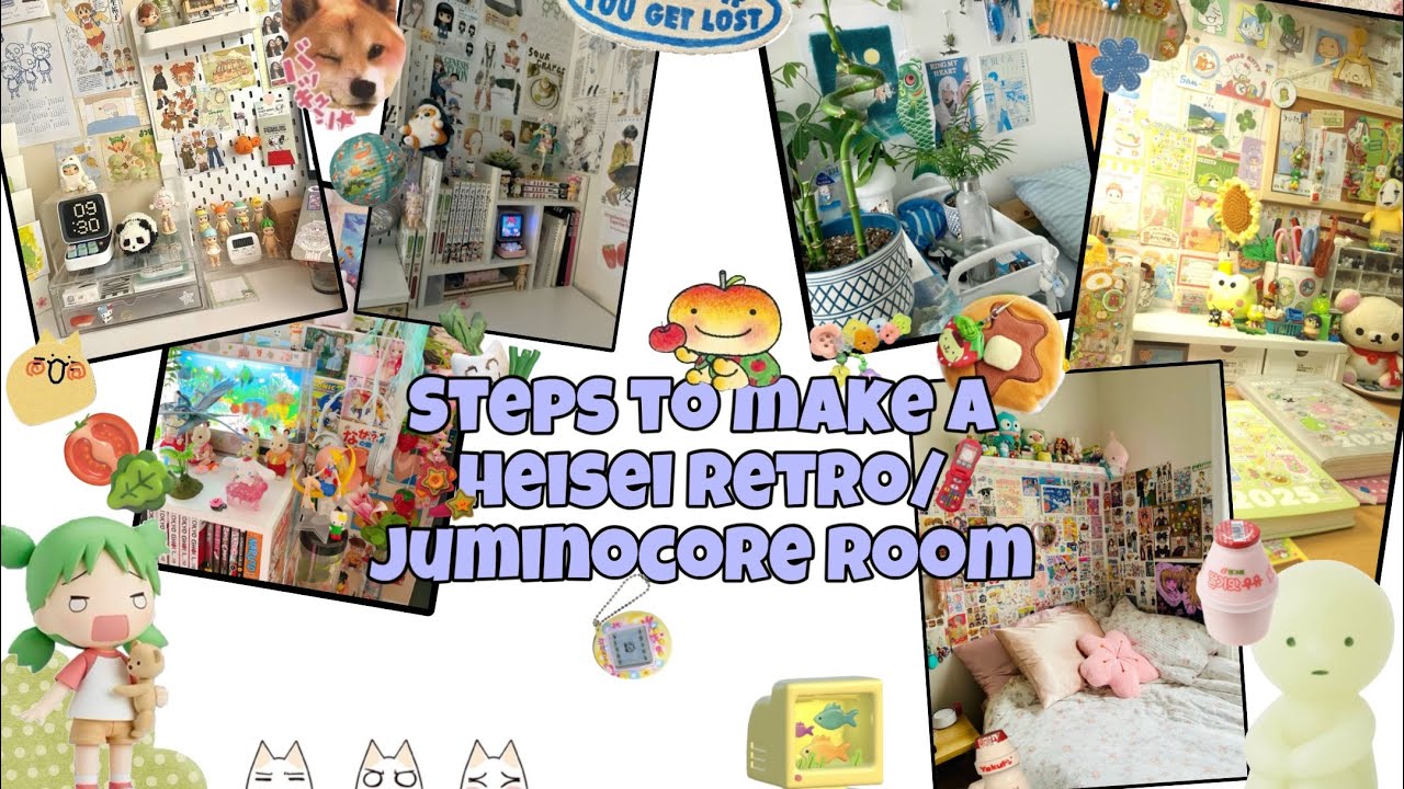 Steps to make a heisei retro/juminocore room - YouTube