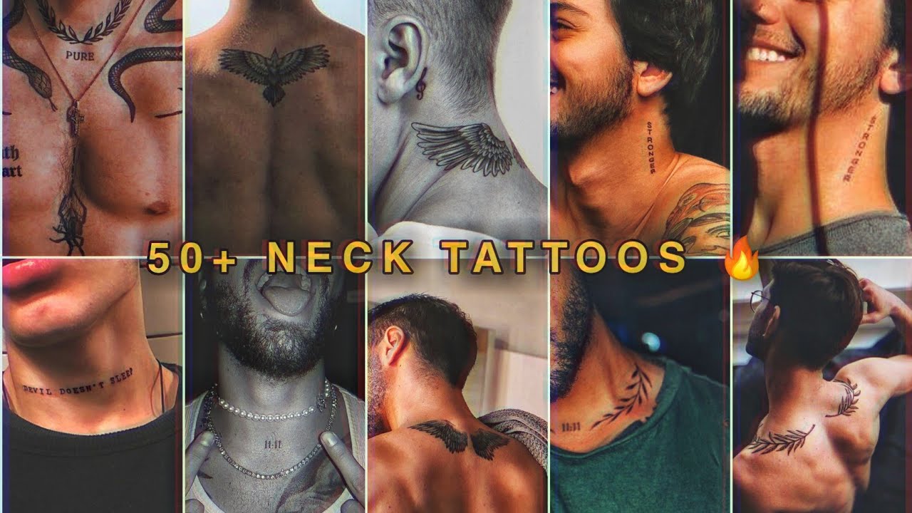 Neck tattoo (50+) 🔥 | Must Have One Of These On You | Neck Tattoos for ...