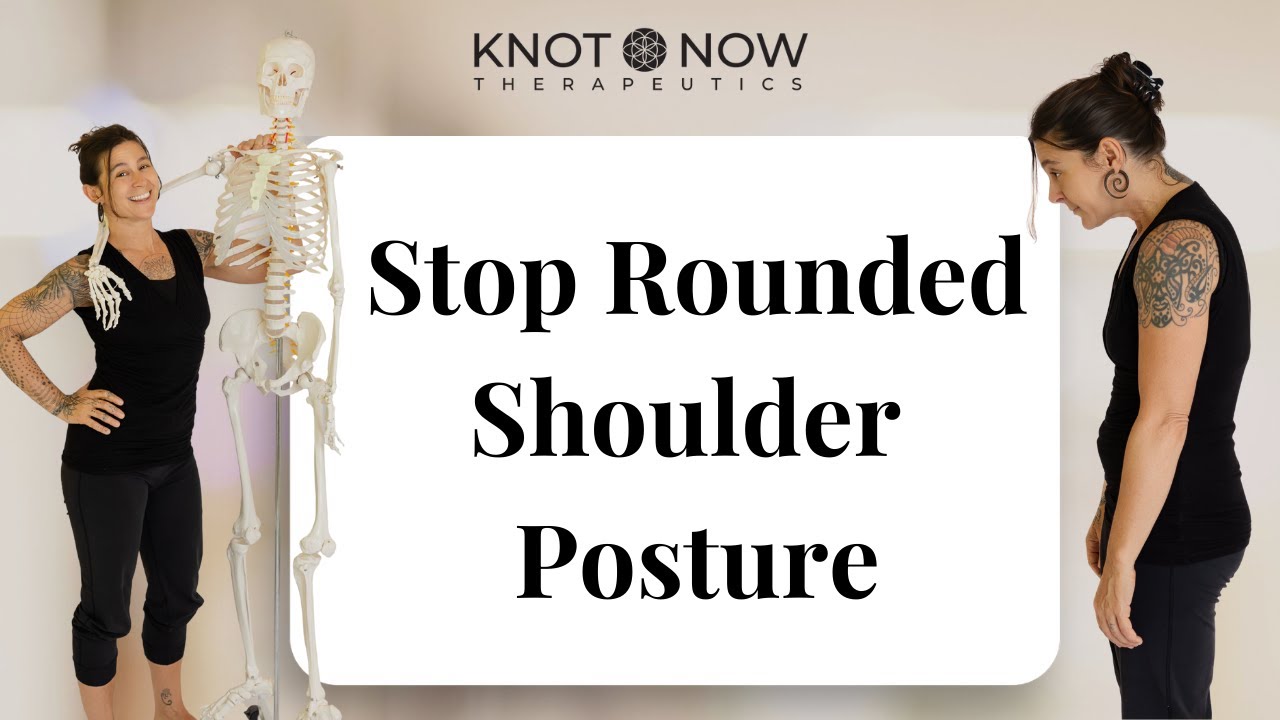Fix Rounded Shoulders in 5 Minutes (Stop Forward Shoulder Posture ...