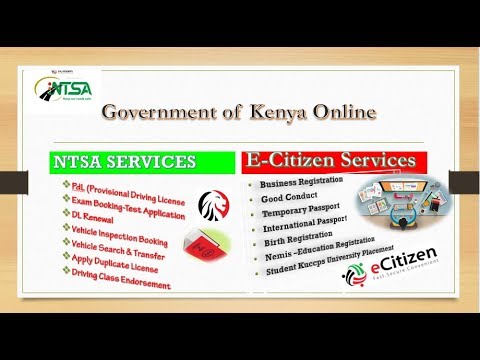How to Apply | All Government Services Online | Kenya - YouTube