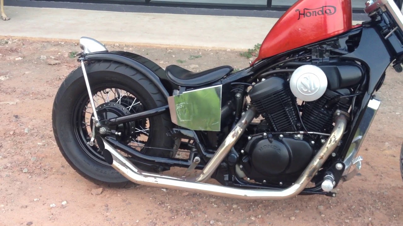 Steed 400 bobber - YouTube