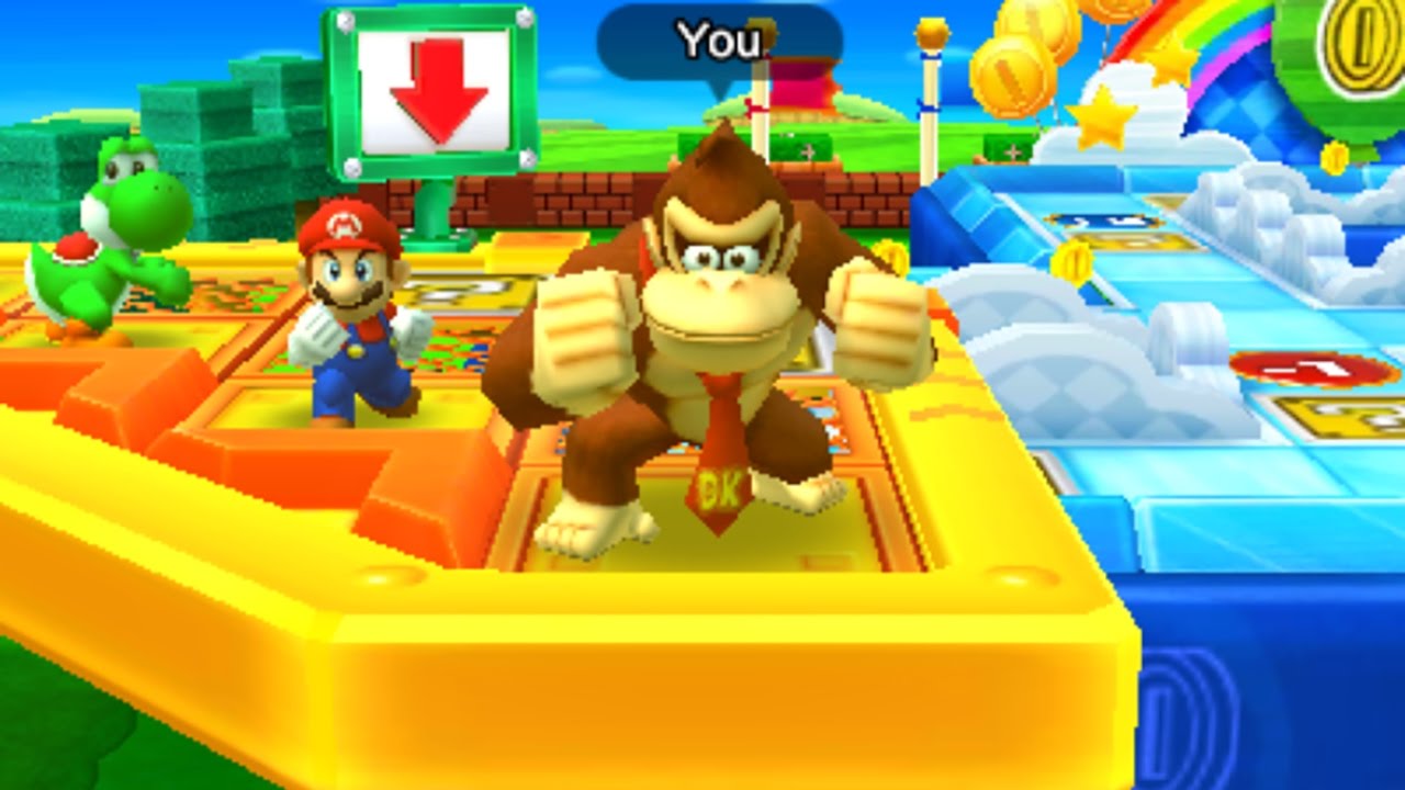 Map 1 (Balloon Bash) - Mario Party: Star Rush - YouTube