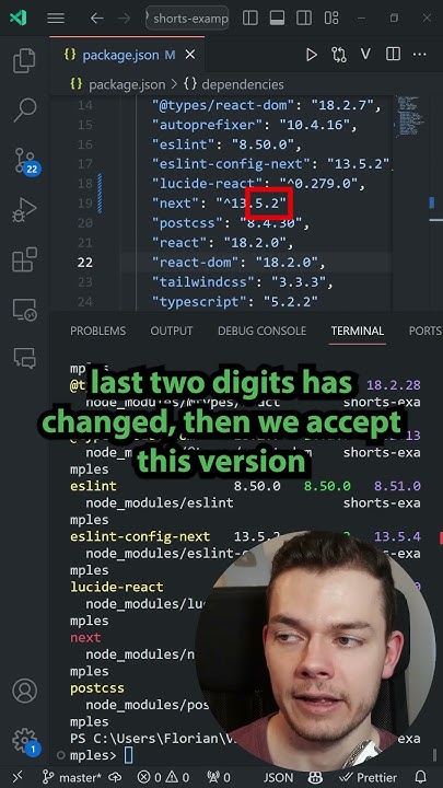 Npm Outdated Red Vs Yellow Packages Nodejs Webdevelopment Frontend Backend Nodejstutorial 