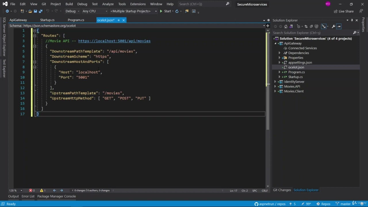 11 3 Building Ocelot Api Gateway Microservice Youtube