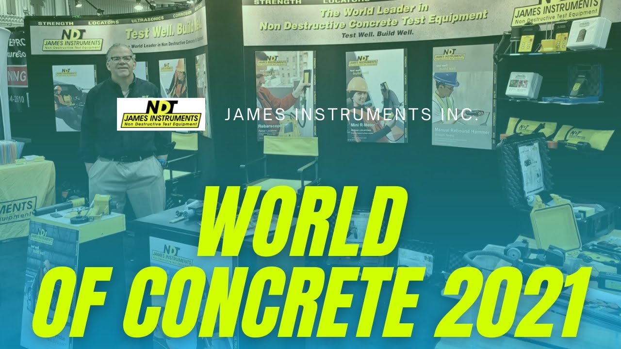 James Instruments Attends World of Concrete 2021 - YouTube