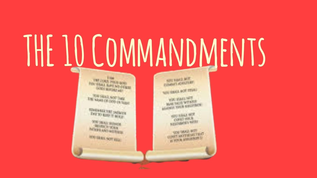 The Ten Commandments #prayer #tencommandments - YouTube