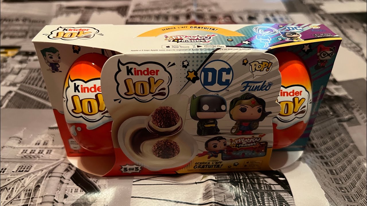 Kinder Joy Funko DC 2023 - primo unboxing… sorpresine meravigliose ...