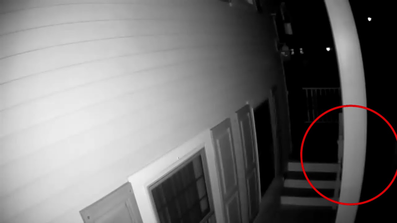 Ghost Caught on Home Security Camera - YouTube