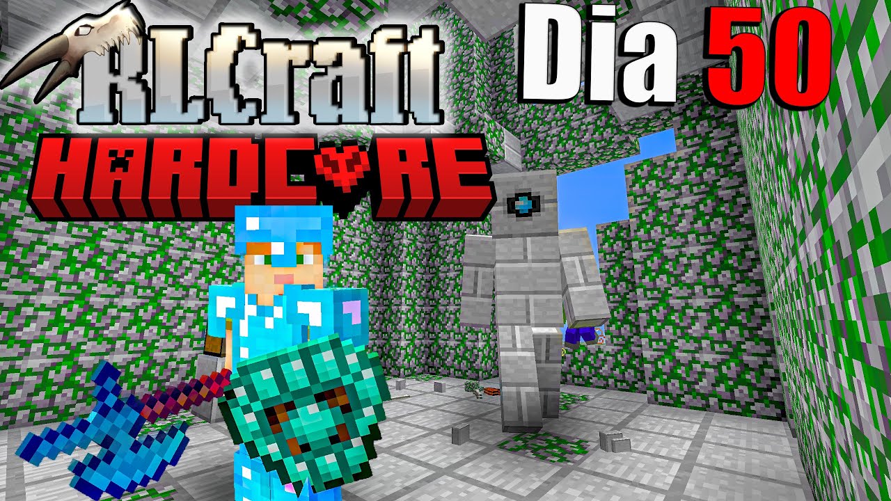 Sobreviví 100 DÍAS en RLCRAFT el MODPACK mas DIFICIL de MINECRAFT - YouTube