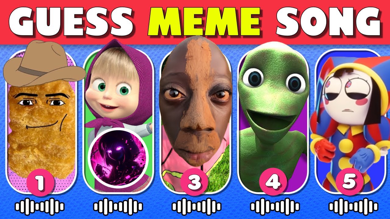 Guess The Meme Song | Different Version | Masha Ultrafunk, Gedagedi ...