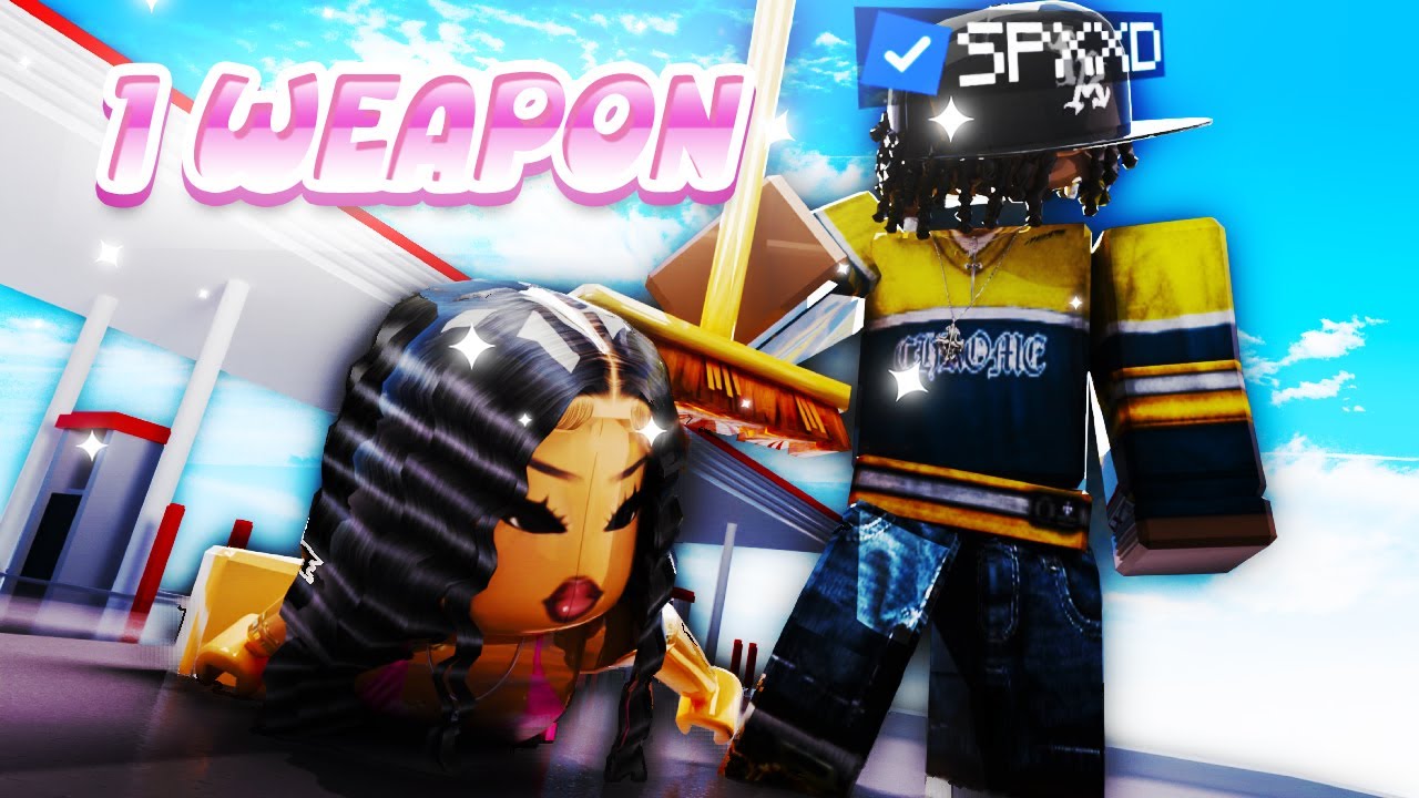 USING ONLY 1 WEAPON IN BADDIES..(ROBLOX) - YouTube