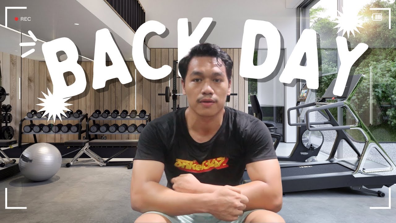 LATIHAN BACK DAN BICEP DI GYM - YouTube