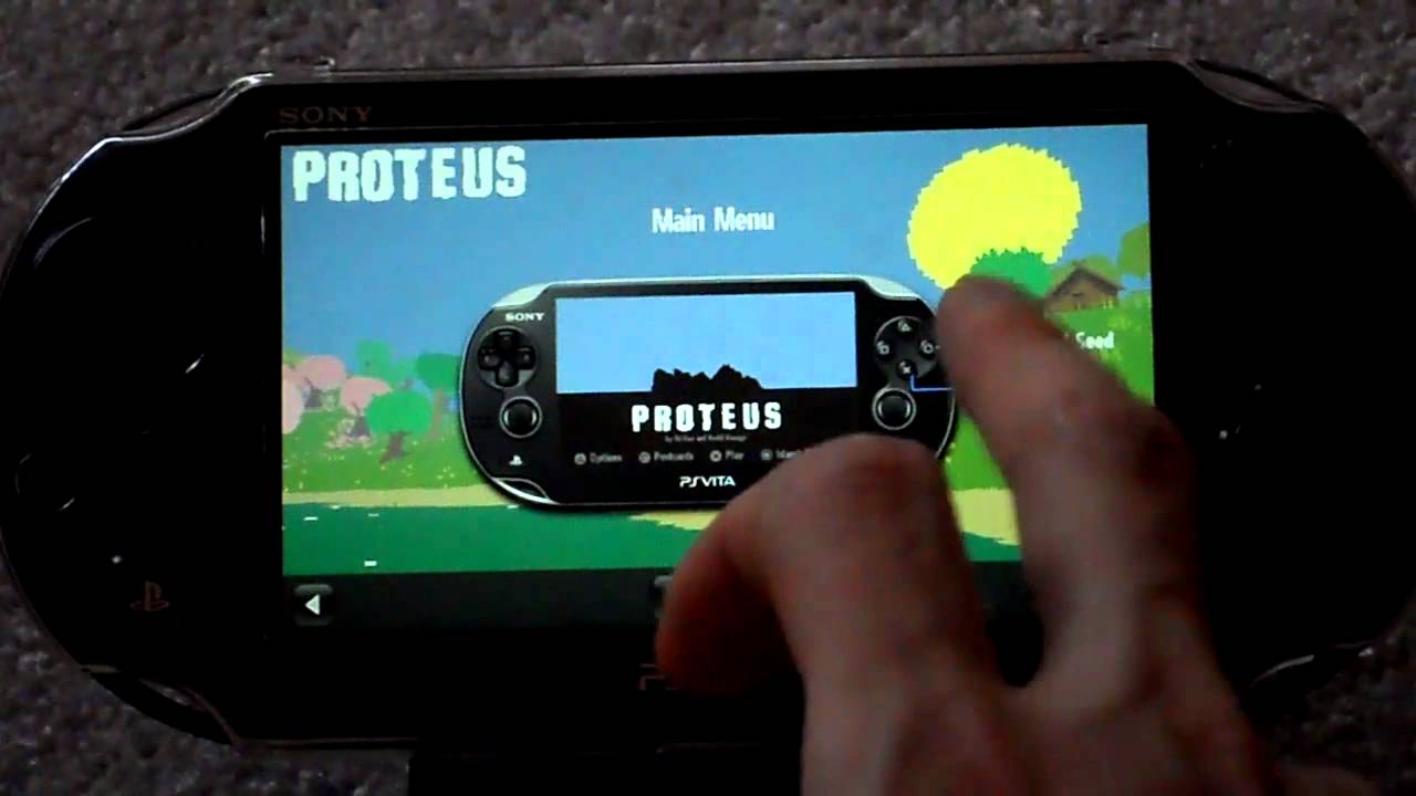 Review Proteus PSN Playstation Vita Plus FREE Curve Studios Game - YouTube