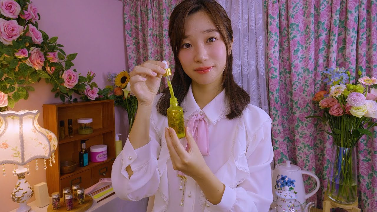 Spring Flower Head Spa🌸 ASMR - YouTube