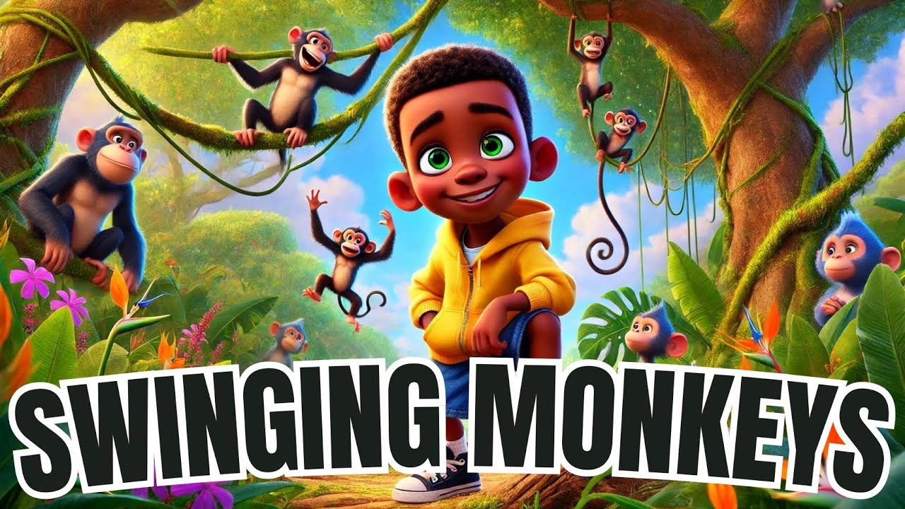 🐒 Swinging Monkeys! 🌿 Swing and Play in the Jungle! 🐒 - YouTube