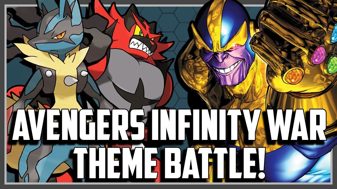 Pokemon Avengers Infinity War Theme Battle! - YouTube