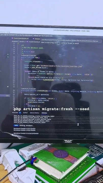 php artisan migrate=fresh --seed - YouTube