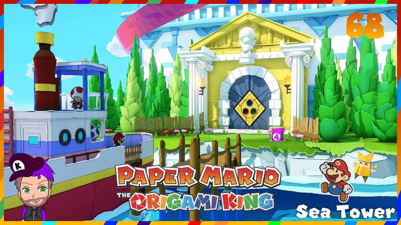 Spade Island and finding the Sea Tower - Paper Mario: The Origami King ...