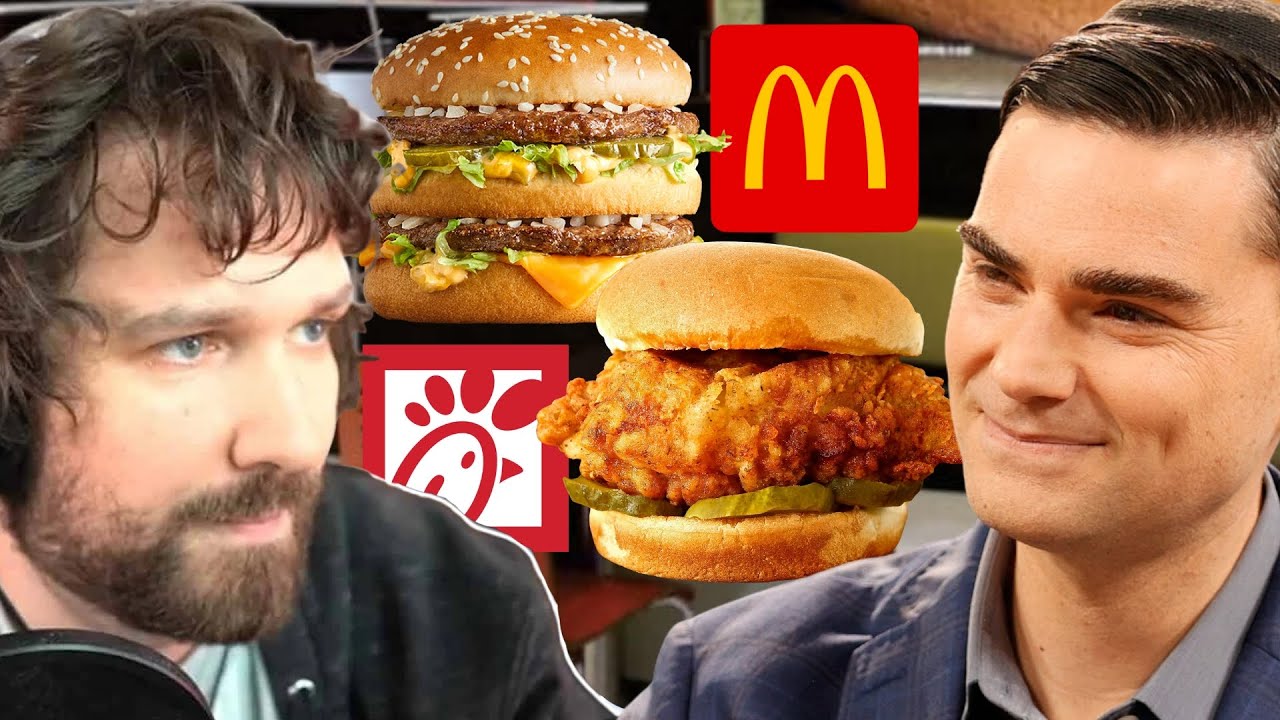 Ben Shapiro & Destiny Debate Fast Food - YouTube