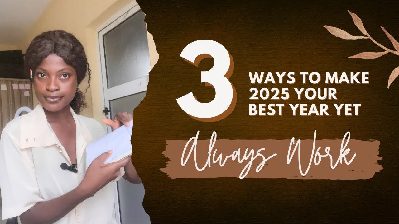 Let's TRY AGAIN! 3 Ways to Make 2025 your best year yet. - YouTube