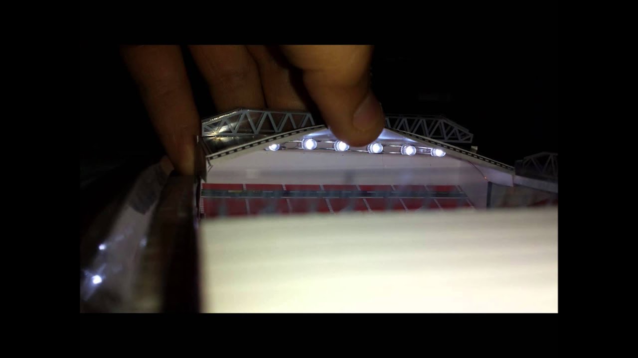 brand new light up anfield model - YouTube