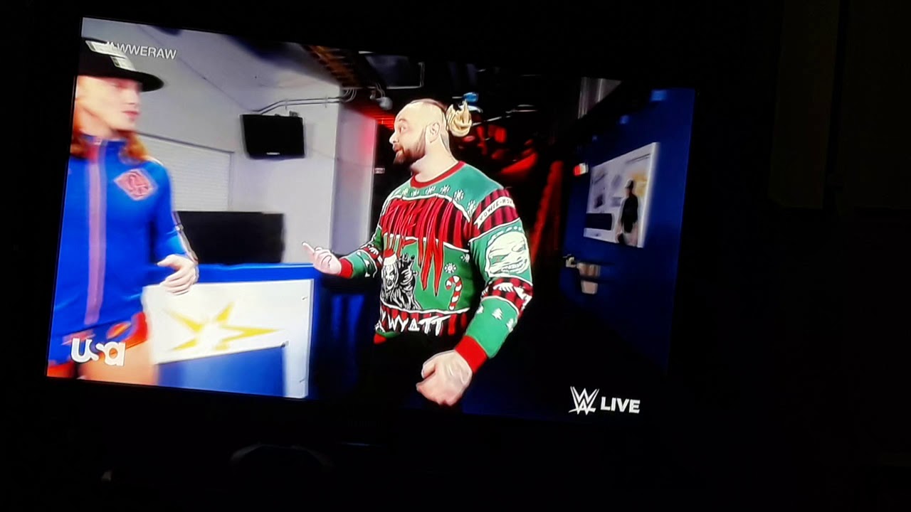Raw: Bray Wyatt and Riddle Backstage Segment - YouTube