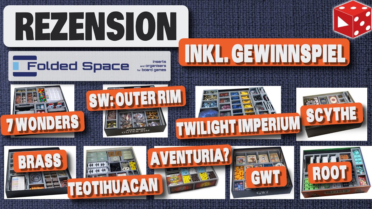 Inserts von Folded Space: TI VI Erweiterung, GWT, Root, 7 Wonders, Brass, uvm. + Gewinnspiel ...
