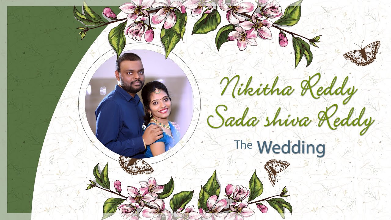 Nikitha Reddy weds Sada shiva Reddy - YouTube