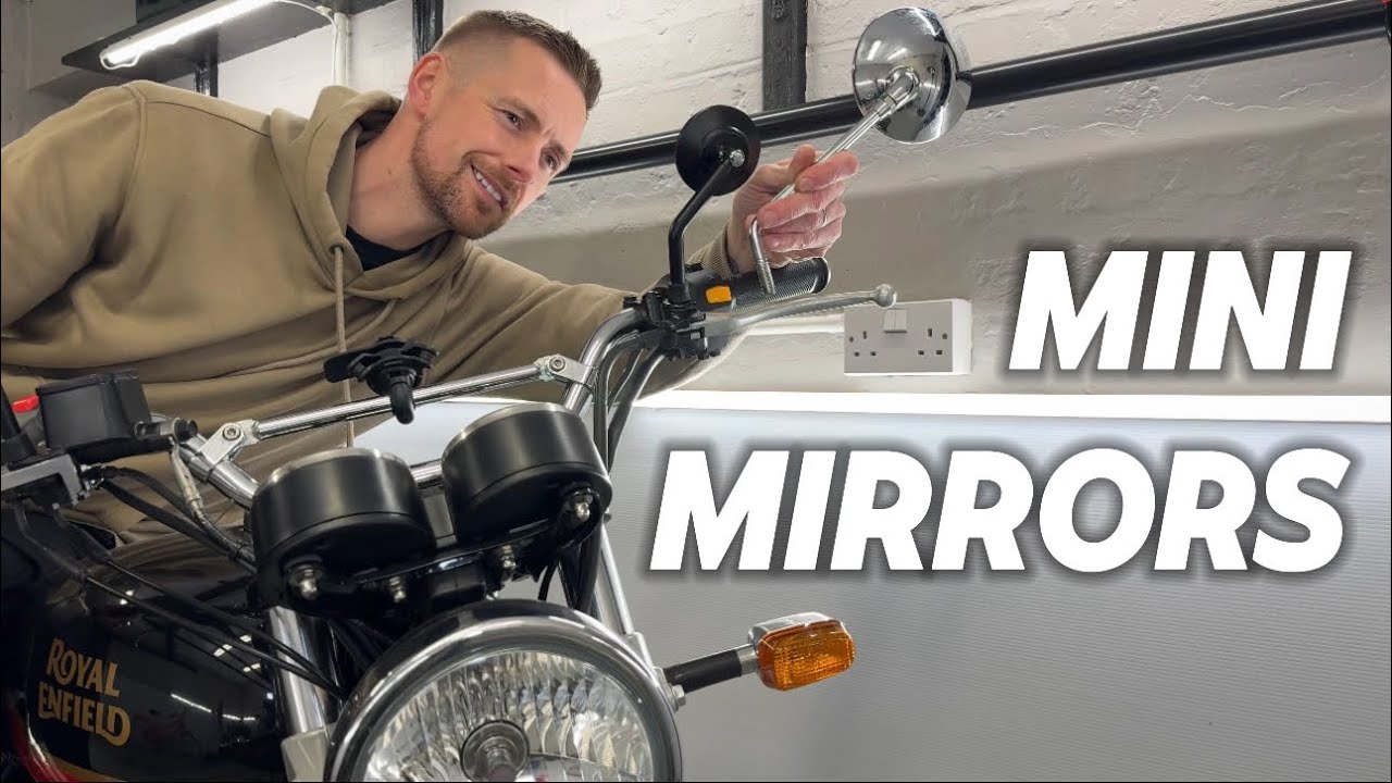 Fitting TINY Mirrors To My Royal Enfield Interceptor 650 - How To Fit ...