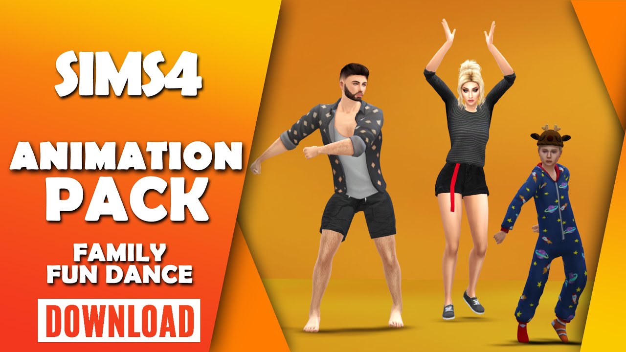 The Sims 4 | Family Fun Dance Realistic Animation Pack | Download - YouTube