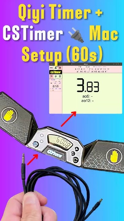 How to Connect QIYI Timer to CSTimer on Mac (1 Minute Setup!) #rubikscube #goviral - YouTube