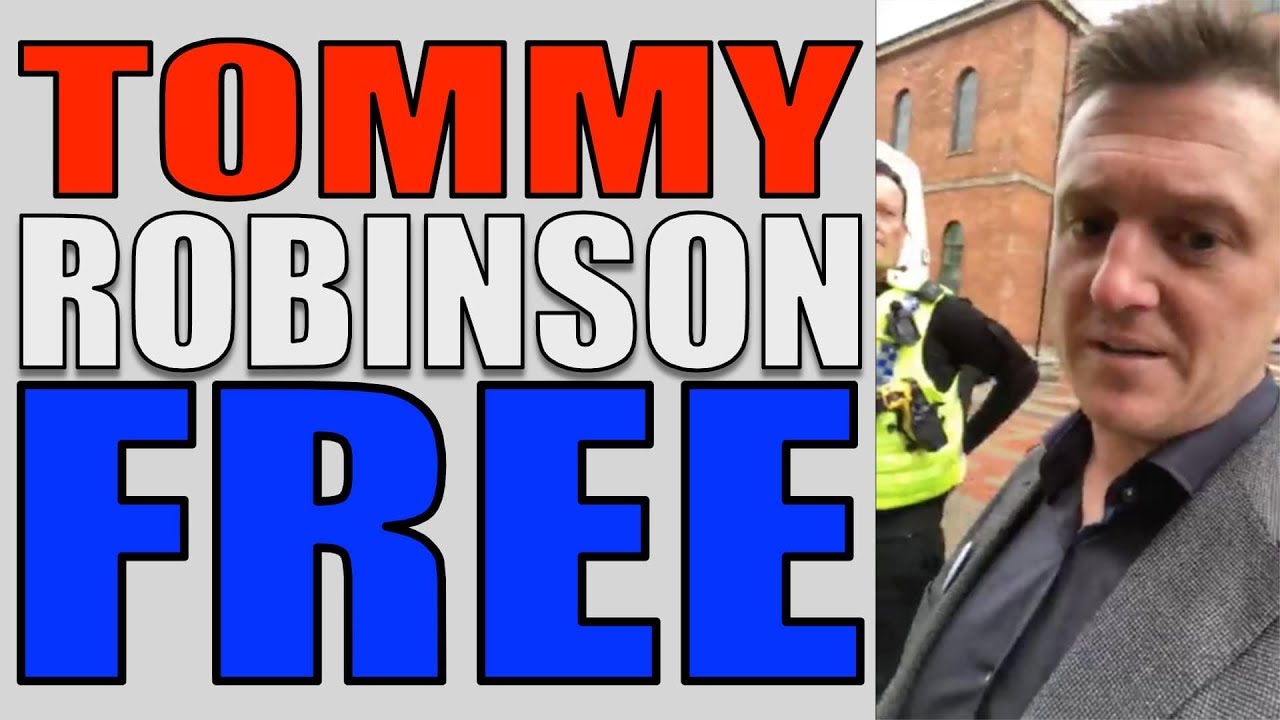 Tommy Robinson Leeds conviction quashed - Free today - YouTube