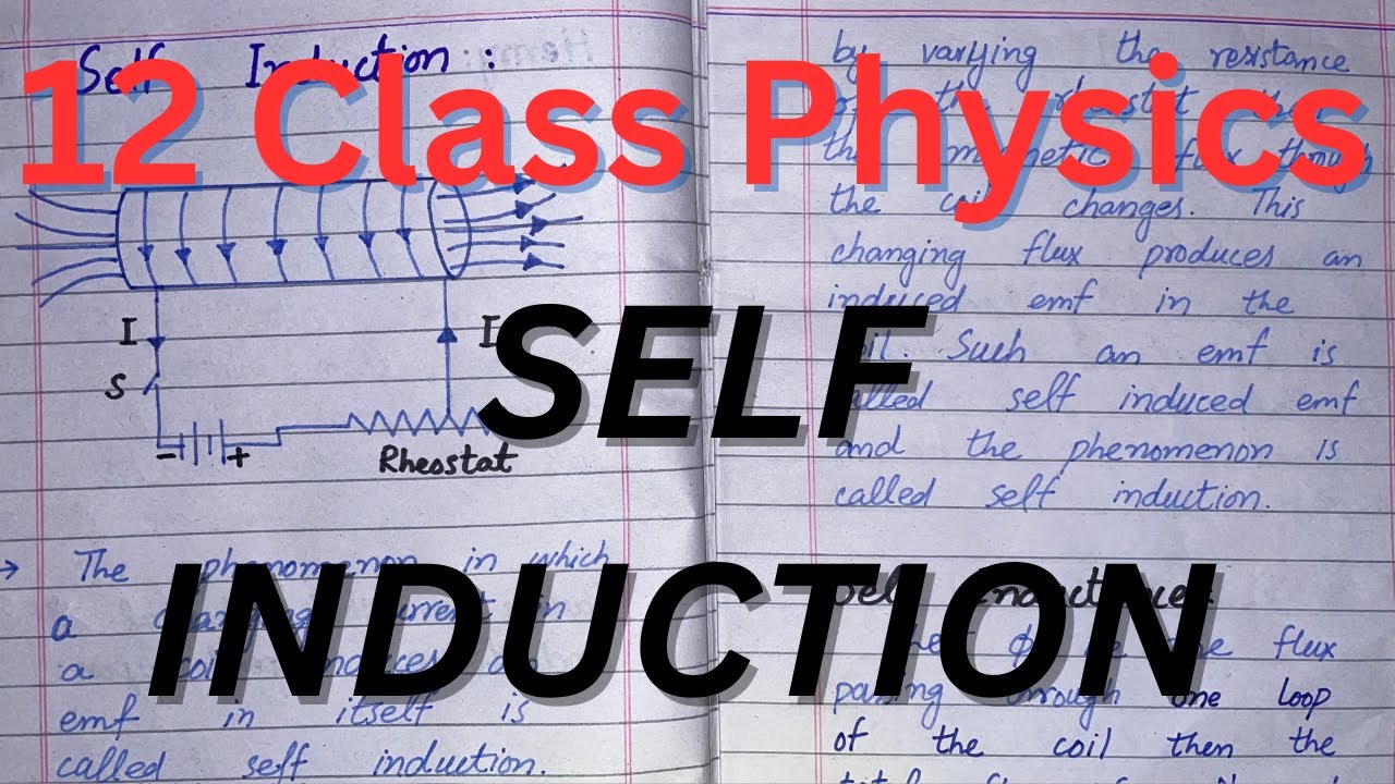 Self Induction || Class 12 Physics - YouTube