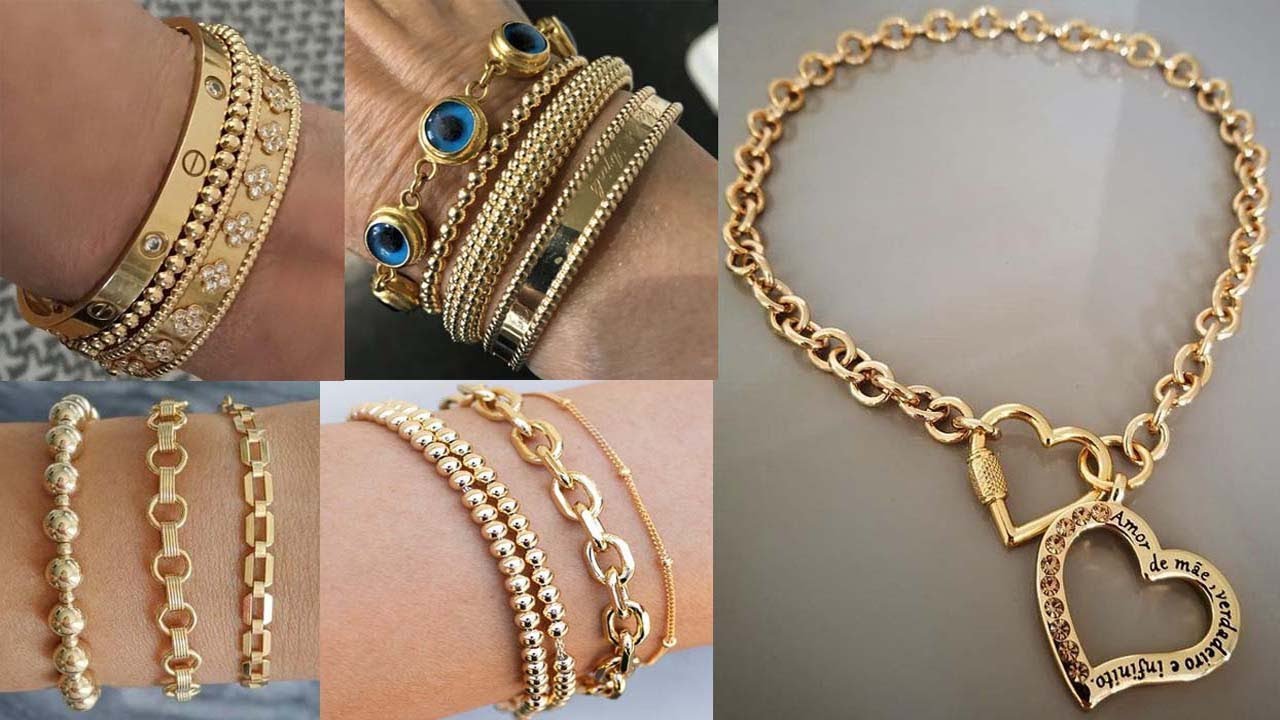 Beautiful Gold Bracelets Designs | Latest Gold Bracelets 2021. - YouTube