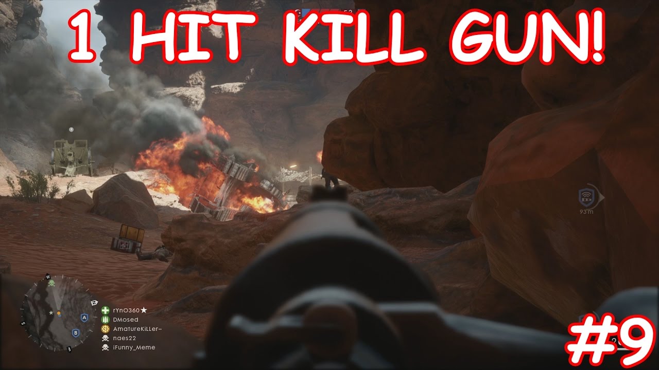 1 HIT KILL GUN! - Battlefield 1 | Road to Max Rank #9 (Multiplayer ...