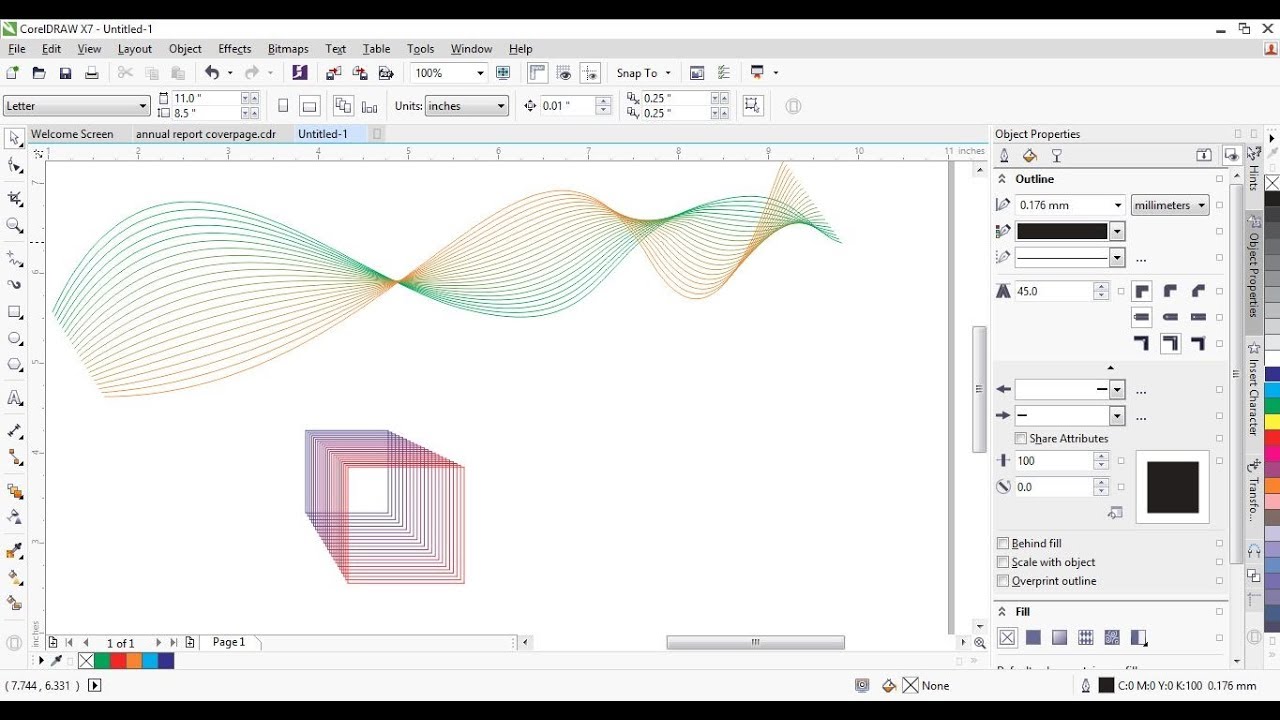 How To Use Blend Tool In Coreldraw X7 YouTube How To Use Blend Tool In Coreldraw X7 YouTube