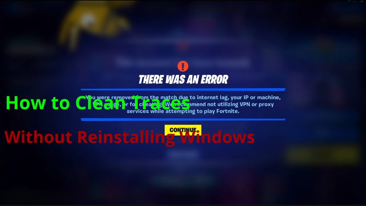 How to clean and remove all ban traces on Fortnite (Apple cheats) 2024 ...