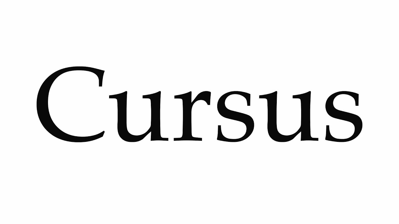 Cursus