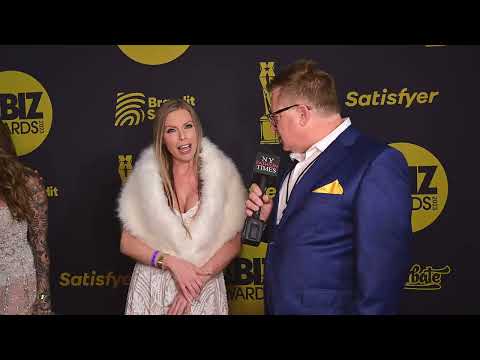 Britney Amber on the red carpet at the Xbiz Awards in Los Angeles CA