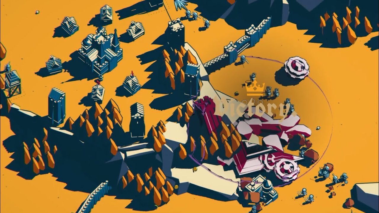 Thronefall Freifort Map Boss Fight | Battle Axe Build | Golem ...